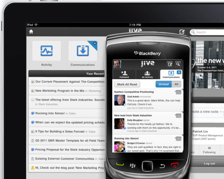 Jive Mobile - Tablet and Phone - SiliconANGLE