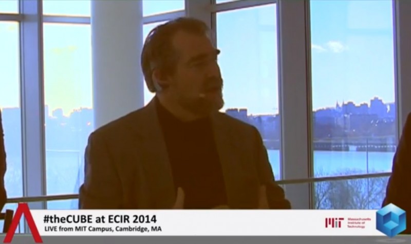 Charles Sennott GlobalPost on theCUBE at MIT ECIR 2014 - SiliconANGLE