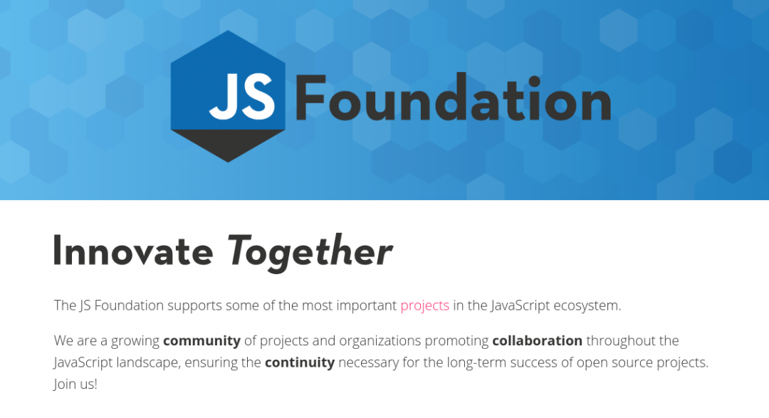 The JS Foundation launches to unite the JavaScript community - SiliconANGLE