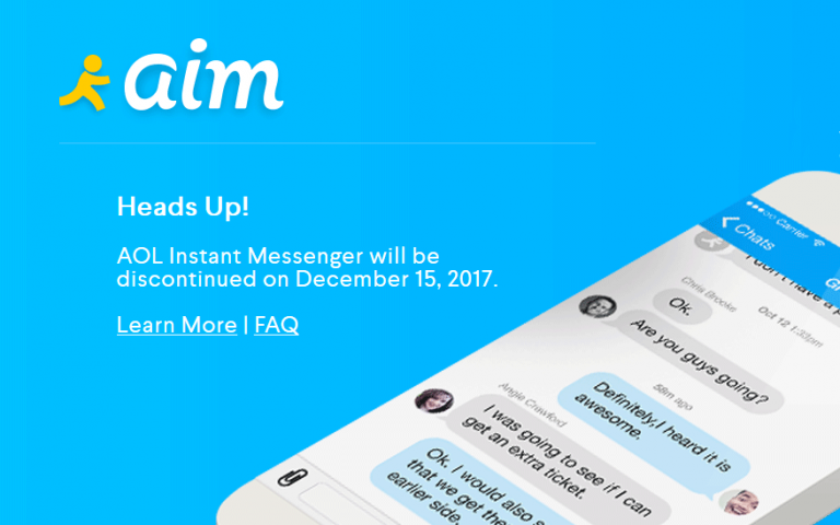 In the end of an internet era, AOL's pioneering Instant Messenger will ...