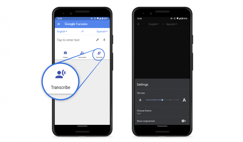 Google Translate's new real-time transcription feature goes live ...
