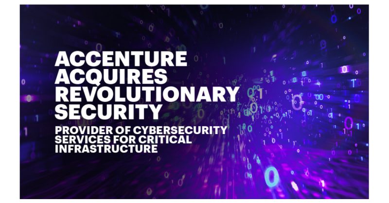 Accenture acquires cybersecurity firm Revolutionary Security - SiliconANGLE