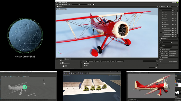 Nvidia's Omniverse real-time photorealistic 3D collaboration platform ...