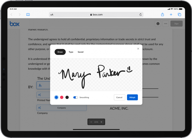 Box brings e-signatures to its content cloud with Box Sign - SiliconANGLE