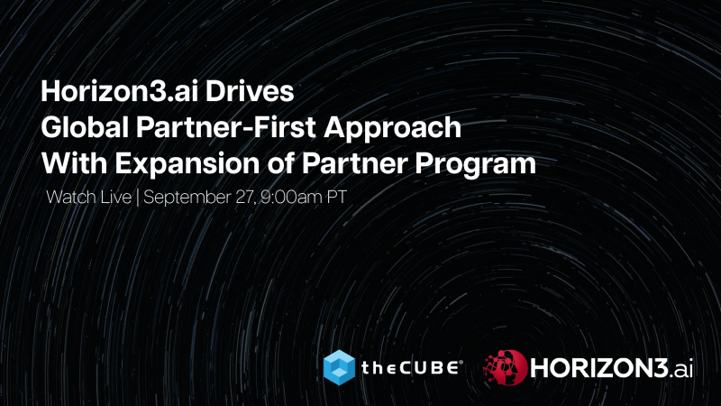 What to expect during the 'Horizon3.ai Drives Global Partner-First ...