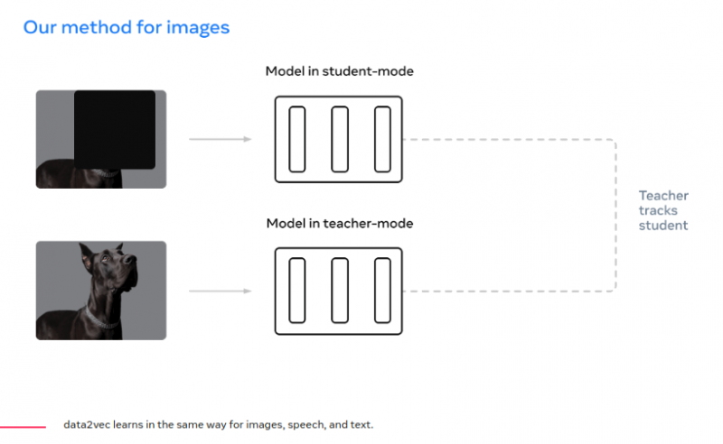 Meta AI's updated data2vec algorithm enables faster, more efficient self-learning for vision ...