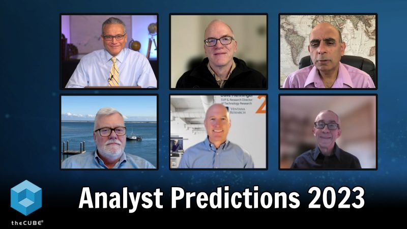 Analysts forecast key enterprise data trends for 2023 - SiliconANGLE
