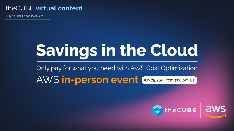 What to expect during the 'AWS Savings in the Cloud' event: Join ...