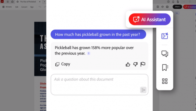 Adobe launches AI Assistant for Acrobat - SiliconANGLE