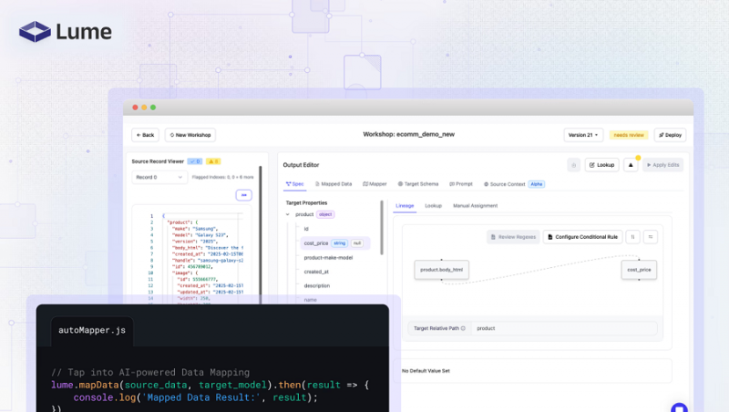 Data mapping provider Lume raises $4.2M in funding - SiliconANGLE