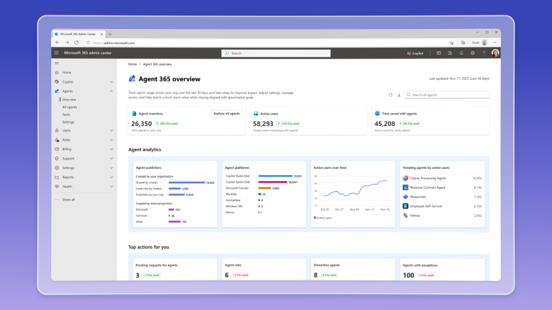 Microsoft introduces Agent 365 control center and a pack of new AI ...